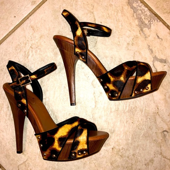 Jessica Simpson | Shoes | Jessica Simpsonnwt Faraday Leopard Print Pony ...